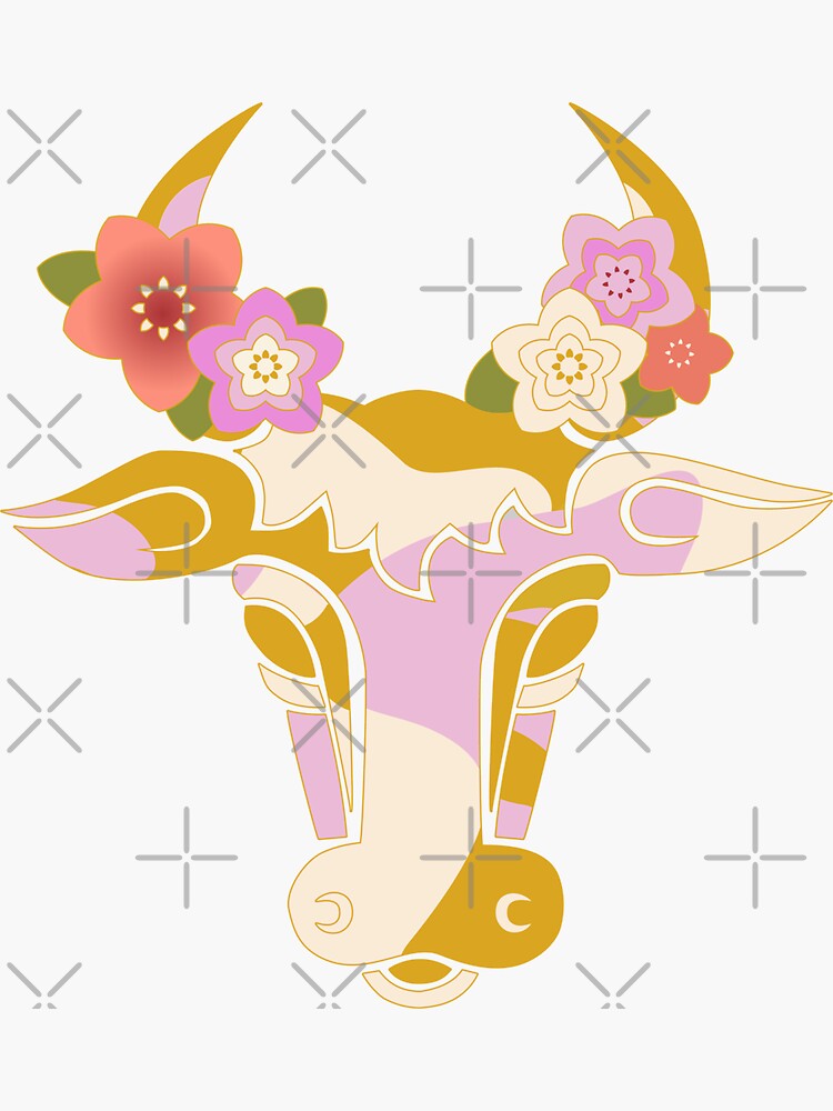 "Purple cow " Sticker for Sale by CAview | Redbubble