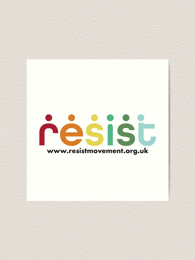 "Resist Classic Logo" Art Print for Sale by ResistMovement | Redbubble