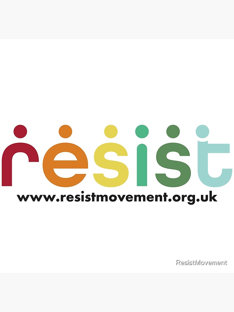 "Resist Classic Logo" Art Print for Sale by ResistMovement | Redbubble