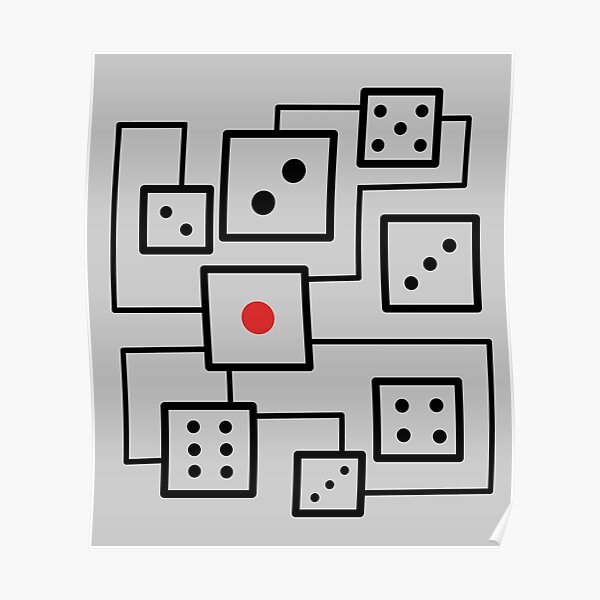 " Dice" Poster by LotusCreations | Redbubble