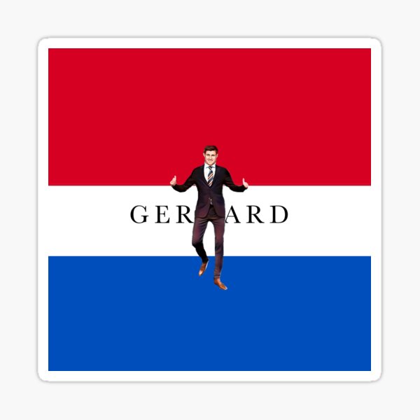 "Steven Gerrard" Sticker for Sale by alexanderdow | Redbubble