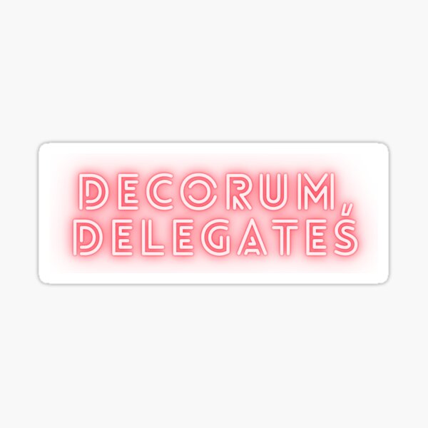 "Model United Nations - Decorum Delegates Red Model UN Symbol MUN ...