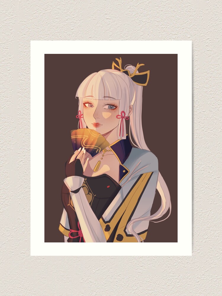 "Genshin Impact Ayaka Kamisato Design" Art Print for Sale by Samotchka ...