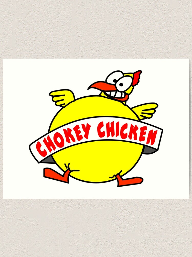 "Chokey Chicken Logo" Art Print by beerhamster | Redbubble