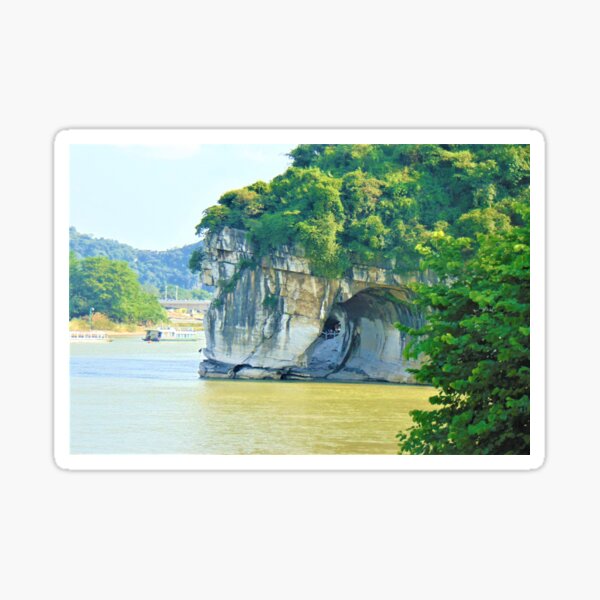 "Elephant Trunk Hill Guilin China" Sticker for Sale by flyingracoon ...