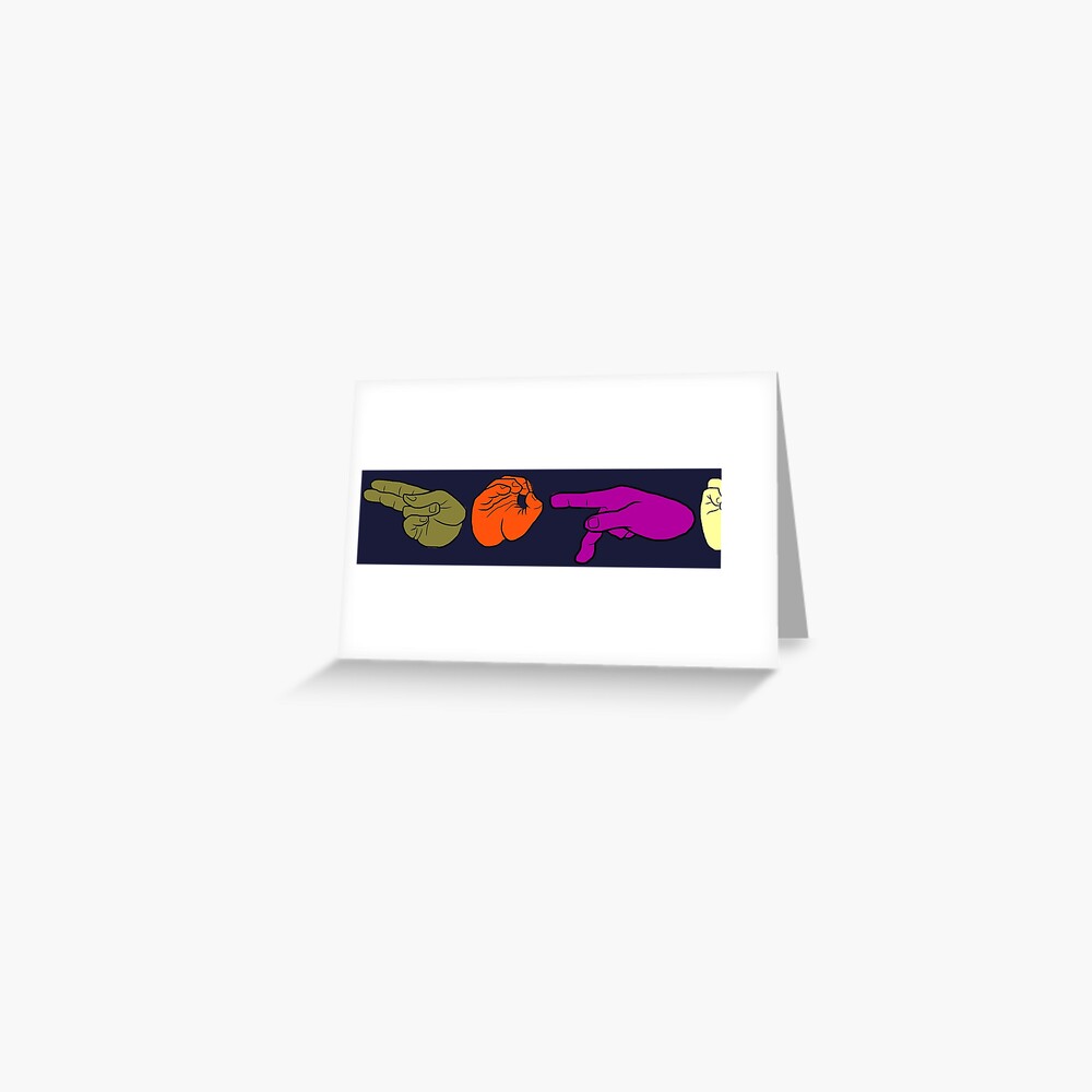 "Hope in ASL (American Sign Language)" Greeting Card for Sale by ...