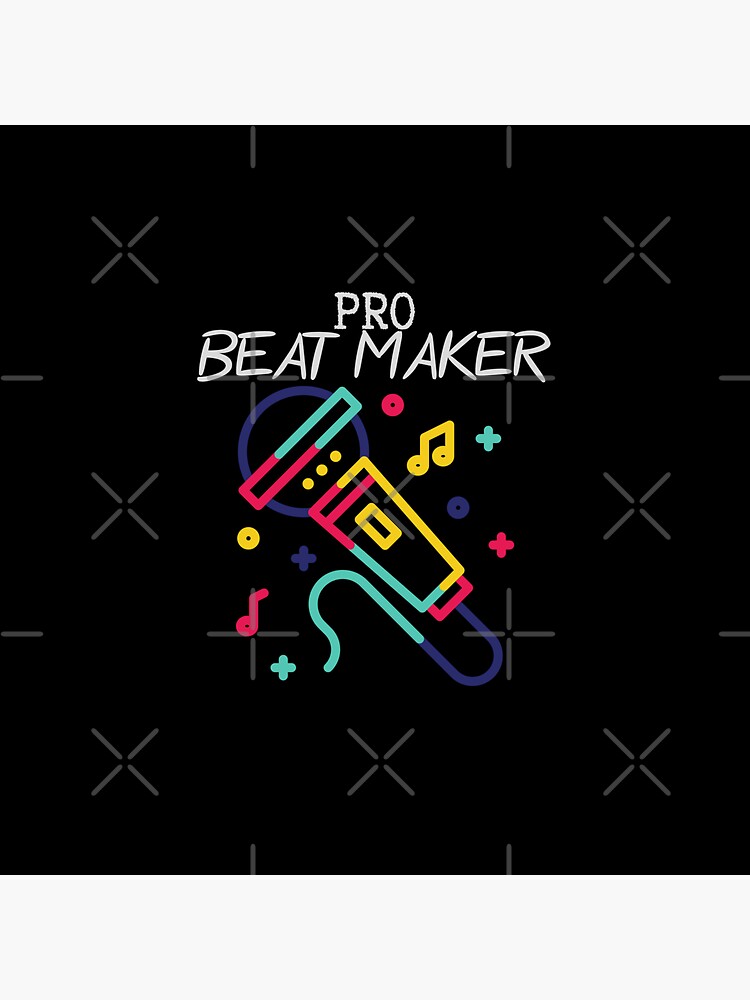 "PRO BEATMAKER" Sticker for Sale by creationsland | Redbubble