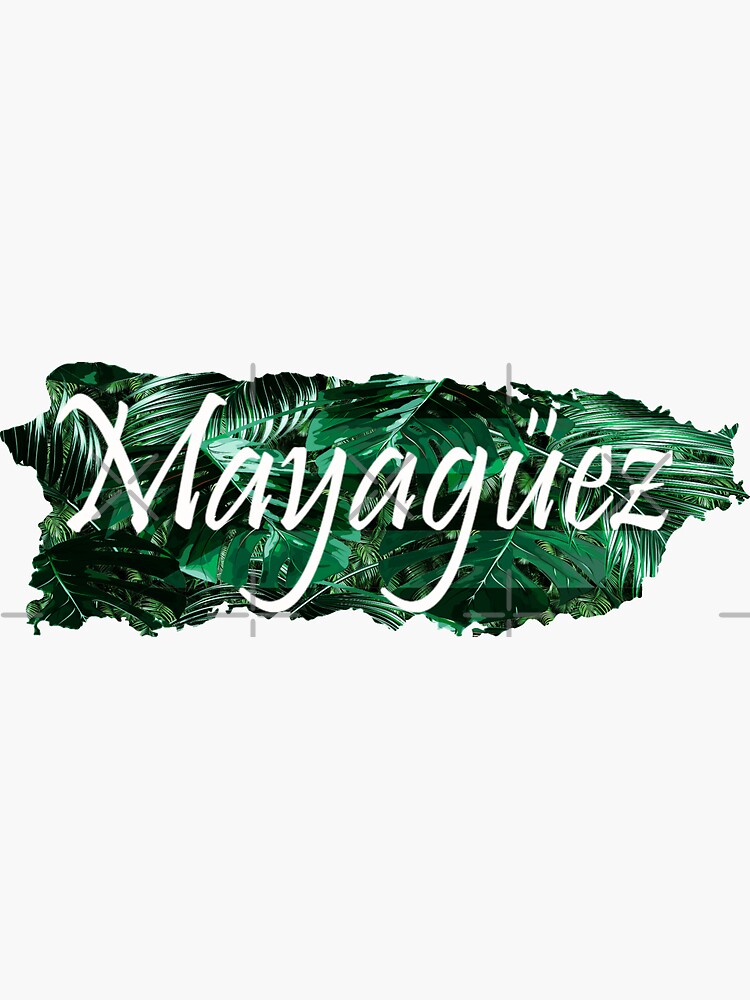 "mayaguez Puerto Rico" Sticker for Sale by Tumbao | Redbubble