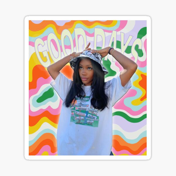 "Groovy SZA" Sticker for Sale by ellielarkin4 | Redbubble