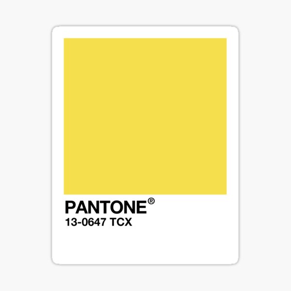 "Illuminating, Ultimate Gray Pantone Color of the year 2021" Sticker ...