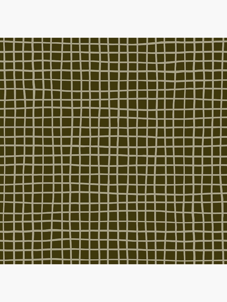 "Aesthetic Brown Grid Pattern" Sticker by CorpChick | Redbubble