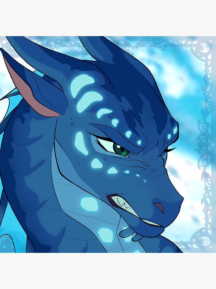 "Tsunami - Wings of Fire Sticker" Sticker for Sale by frostbitestudio ...