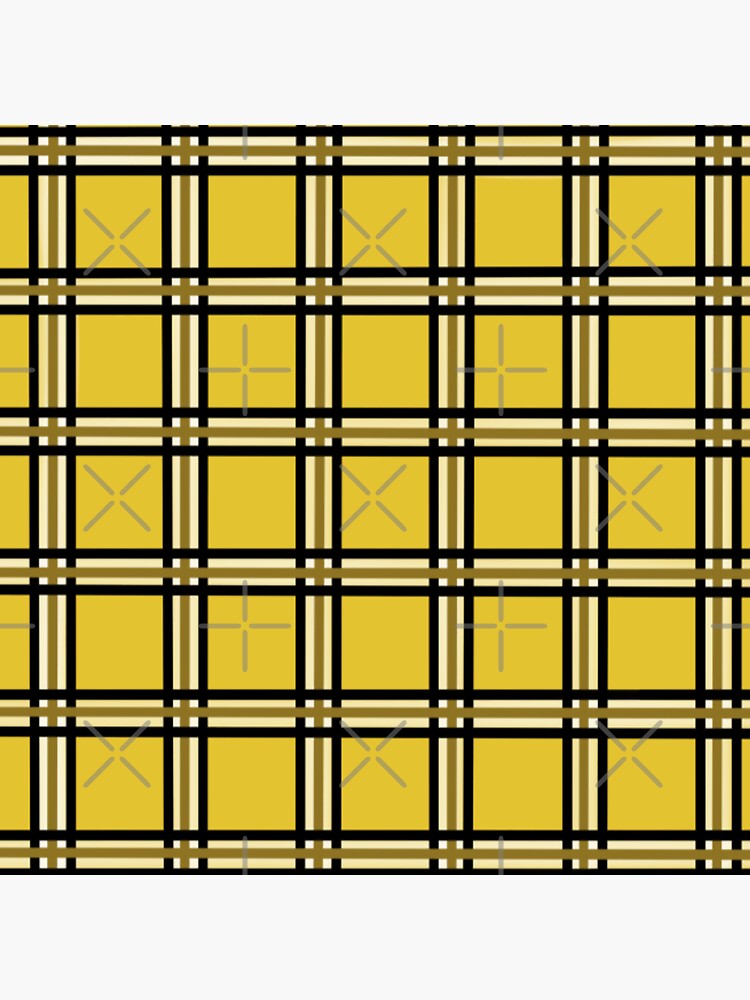 "Clueless Iconic Yellow Plaid" Sticker for Sale by Victoriacai | Redbubble