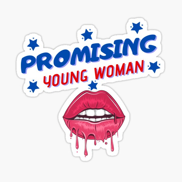 " Promising Young Woman" Sticker for Sale by CreacionsMeraki | Redbubble