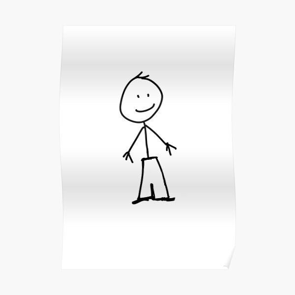 "Stickman" Poster by jaylondonio77 | Redbubble
