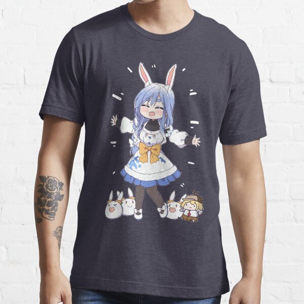 "Usada Pekora" T-shirt for Sale by HeavensD00r | Redbubble | hololive t ...