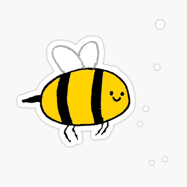 "Adventure Time Bee" Sticker for Sale by salmon- | Redbubble