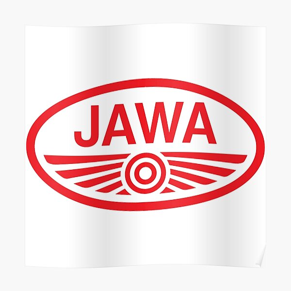 "JAWA Motorcycle Classic Logo" Poster for Sale by allnewproducts ...