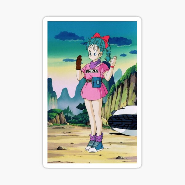 "Bulma Dragon Ball" Sticker by peacefulvenus | Redbubble