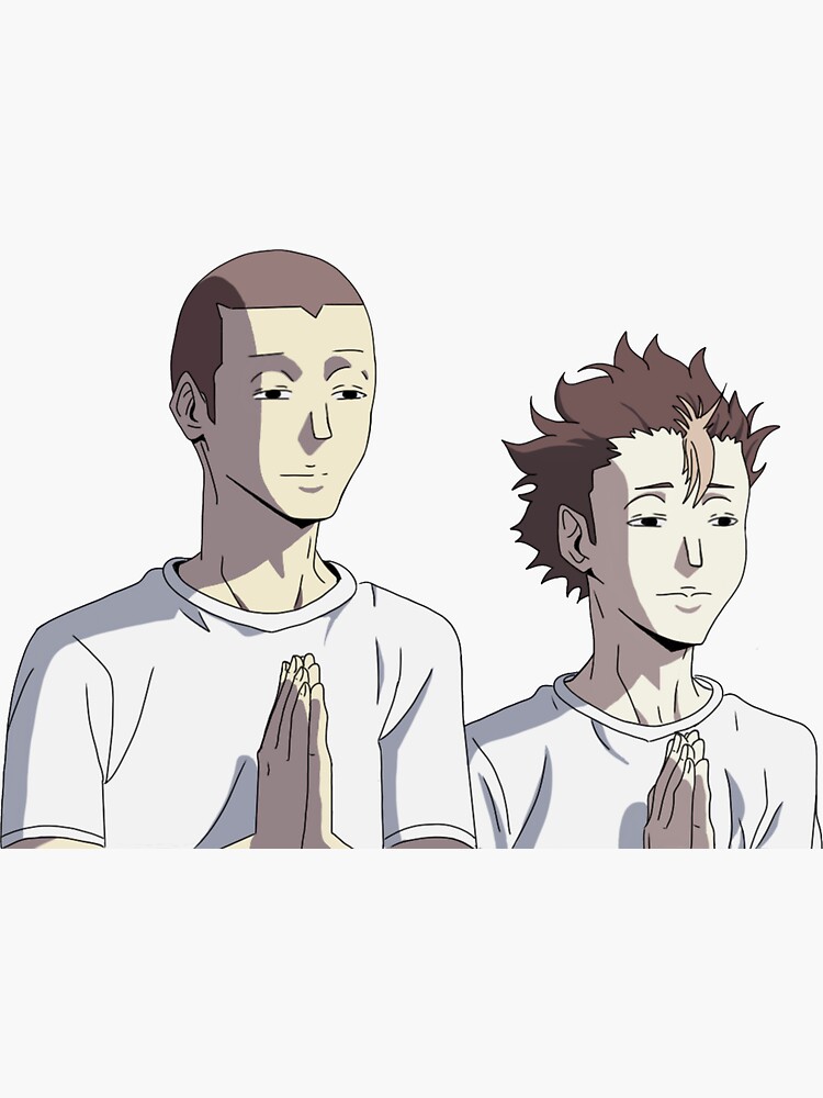 "prayer noya and tanaka" Sticker by tapatioislife | Redbubble