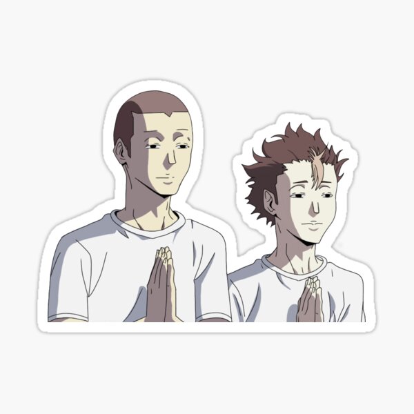 "prayer noya and tanaka" Sticker by tapatioislife | Redbubble