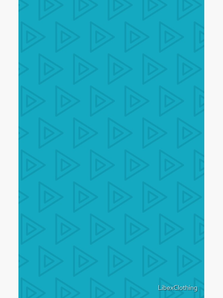 "Pattern - Blue, Triangle " Sticker by LibexClothing | Redbubble