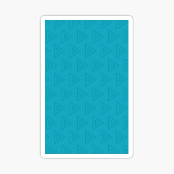 "Pattern - Blue, Triangle " Sticker by LibexClothing | Redbubble