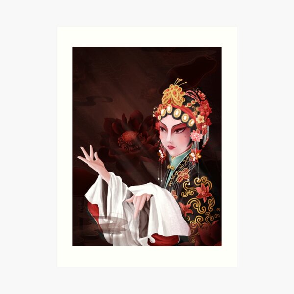 "Beijing Opera poster" Art Print by dream1983 | Redbubble