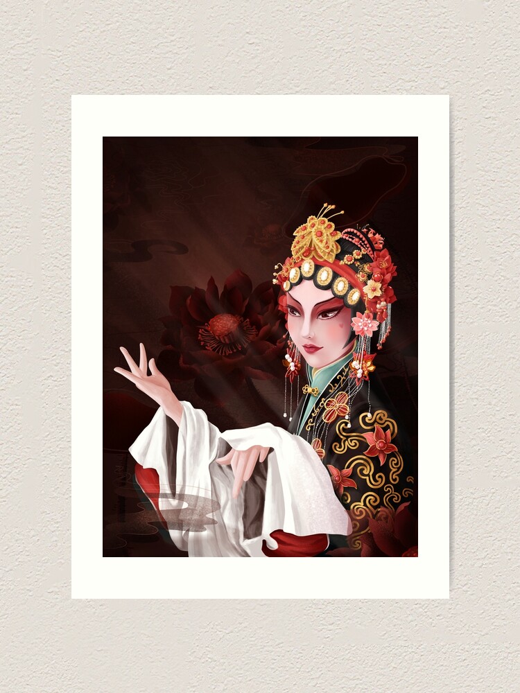 "Beijing Opera poster" Art Print by dream1983 | Redbubble