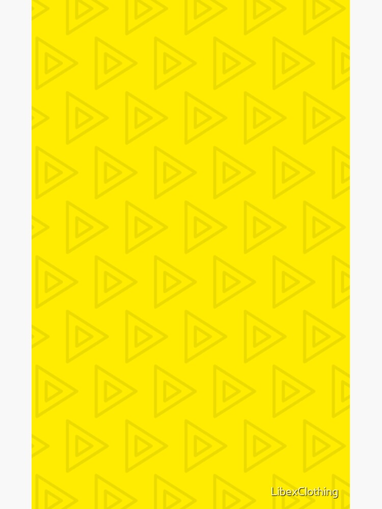 "Pattern - Yellow, Triangle " Sticker for Sale by LibexClothing | Redbubble