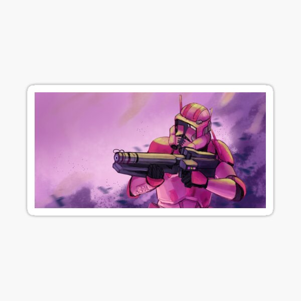 "Commander Cody" Sticker by notsotinyblob | Redbubble