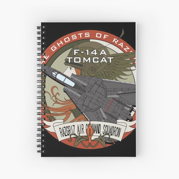 "Ace Combat F-14A Tomcat Razgriz Squadron" Spiral Notebook by fareast ...