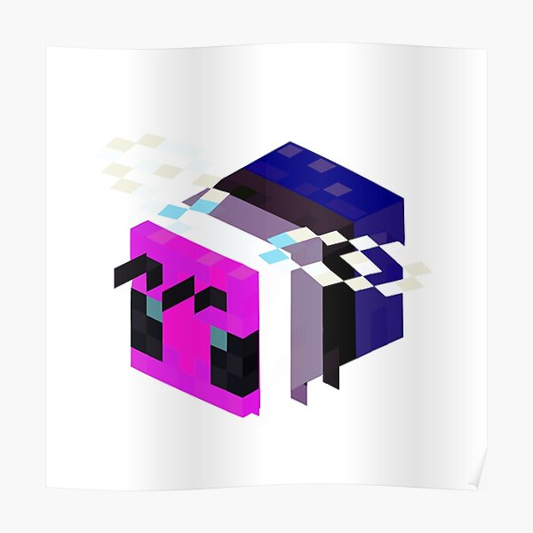 Lgbtq Minecraft Bee Posters | Redbubble