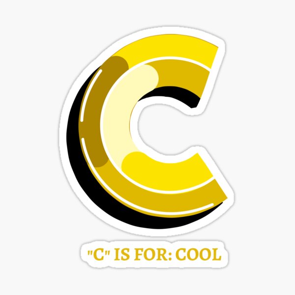 "Capital Letter C" Sticker for Sale by SexyBitchy | Redbubble