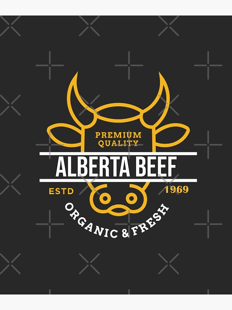 "alberta beef" Poster for Sale by G-soufiane | Redbubble