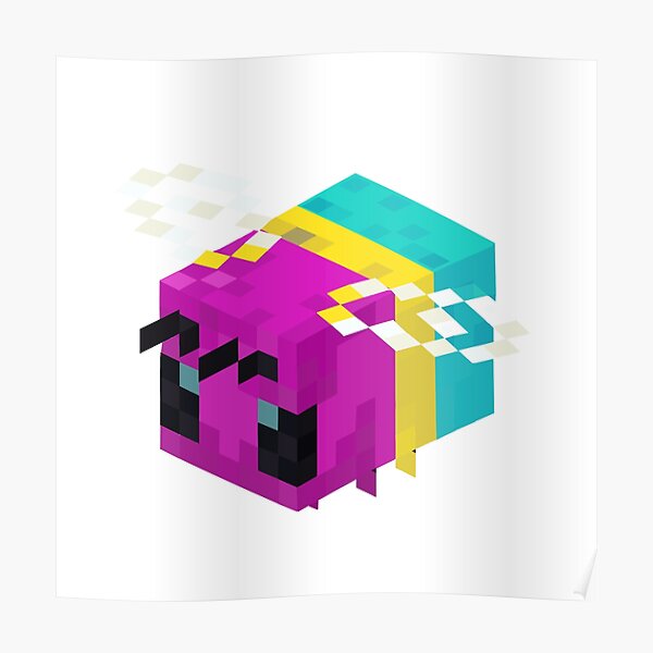 Lgbtq Minecraft Bee Posters | Redbubble
