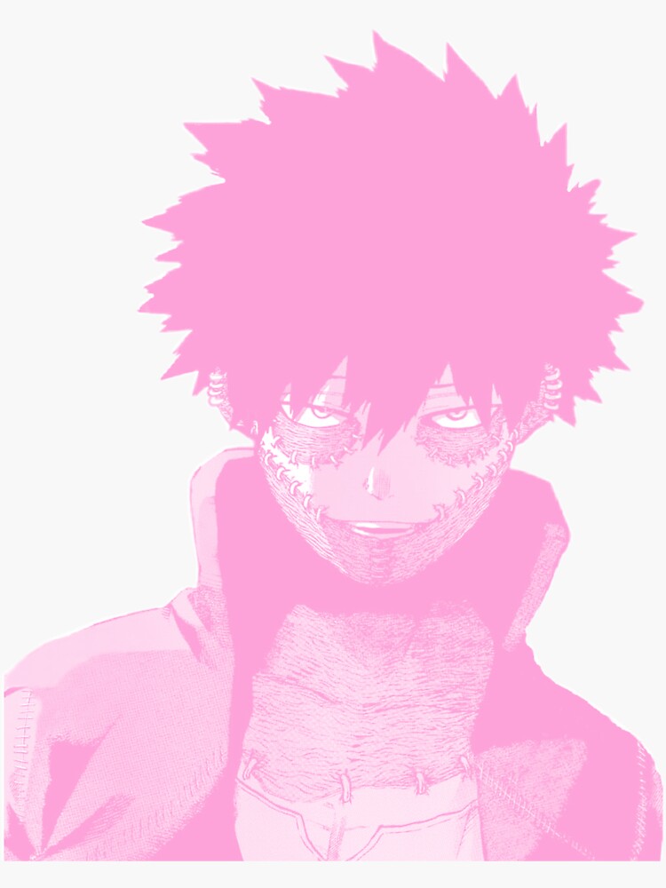 "Dabi pink" Sticker for Sale by PinkAnime | Redbubble