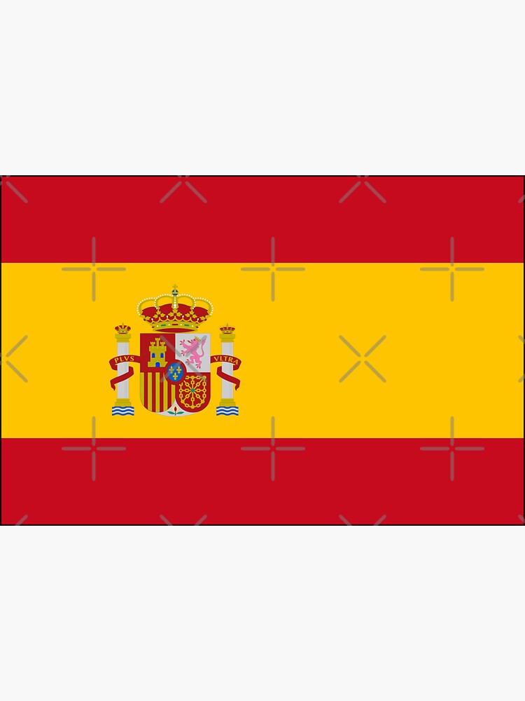 "Flag of Spain" Sticker for Sale by Smaragdas | Redbubble