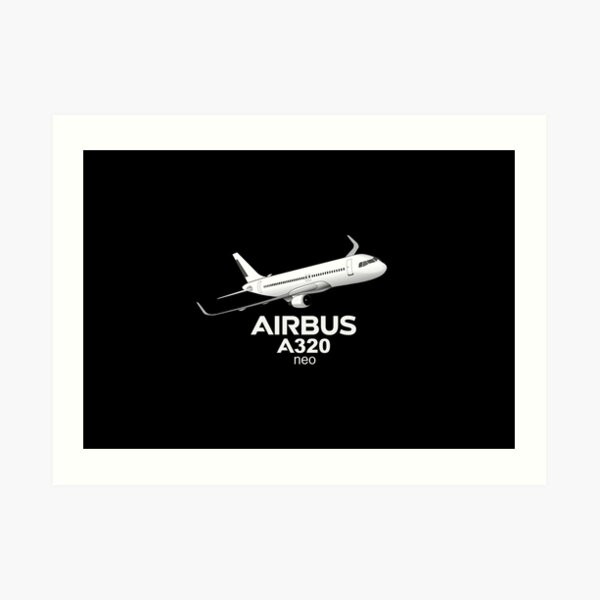 Airbus A320 Neo Art Prints | Redbubble