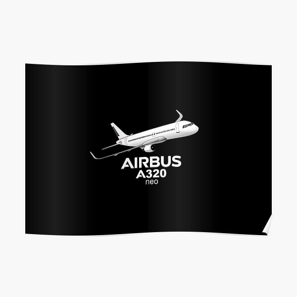 "A320 neo " Poster by Joel-Designs | Redbubble