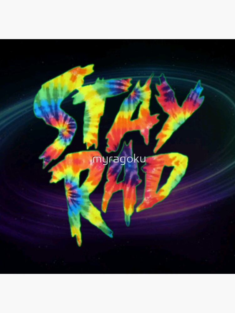 "stay rad retro" Sticker for Sale by myragoku | Redbubble