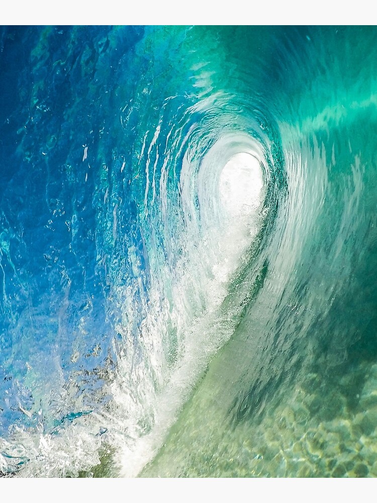 "Water wave" Poster by Rajniart | Redbubble