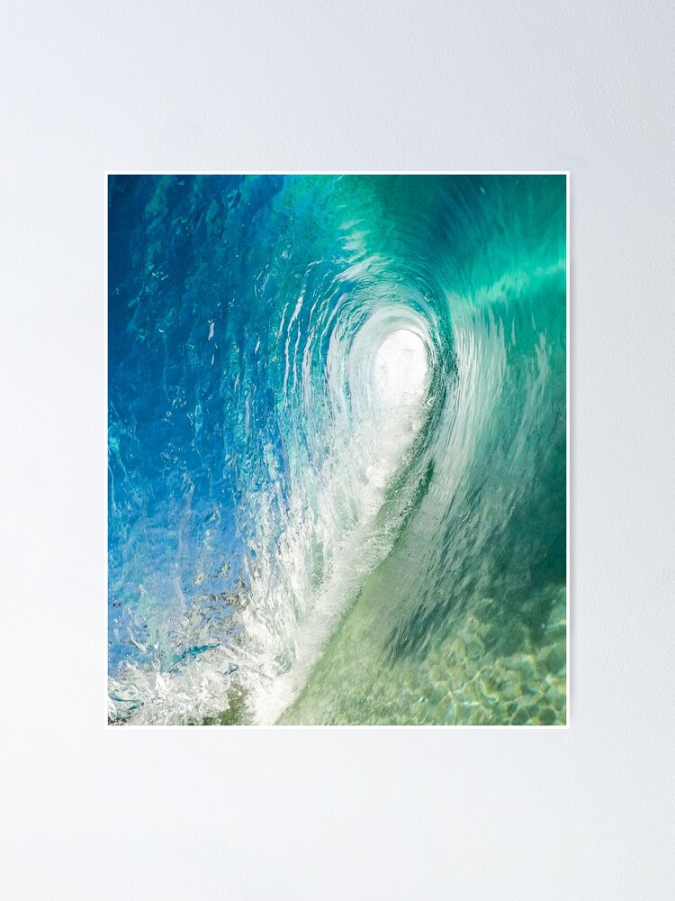"Water wave" Poster by Rajniart | Redbubble