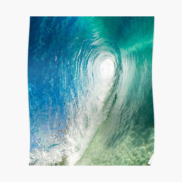 "Water wave" Poster by Rajniart | Redbubble