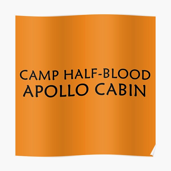 "Camp Half-Blood Apollo Cabin" Poster by echohicks1117 | Redbubble