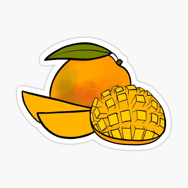 "Mango" Sticker for Sale by puppiesonabus | Redbubble