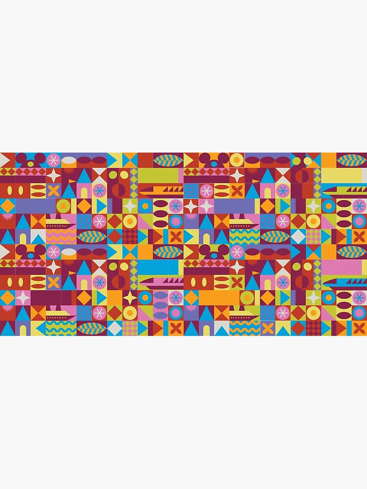 "Retro Color Blocks" Art Print for Sale by jinigo1 | Redbubble