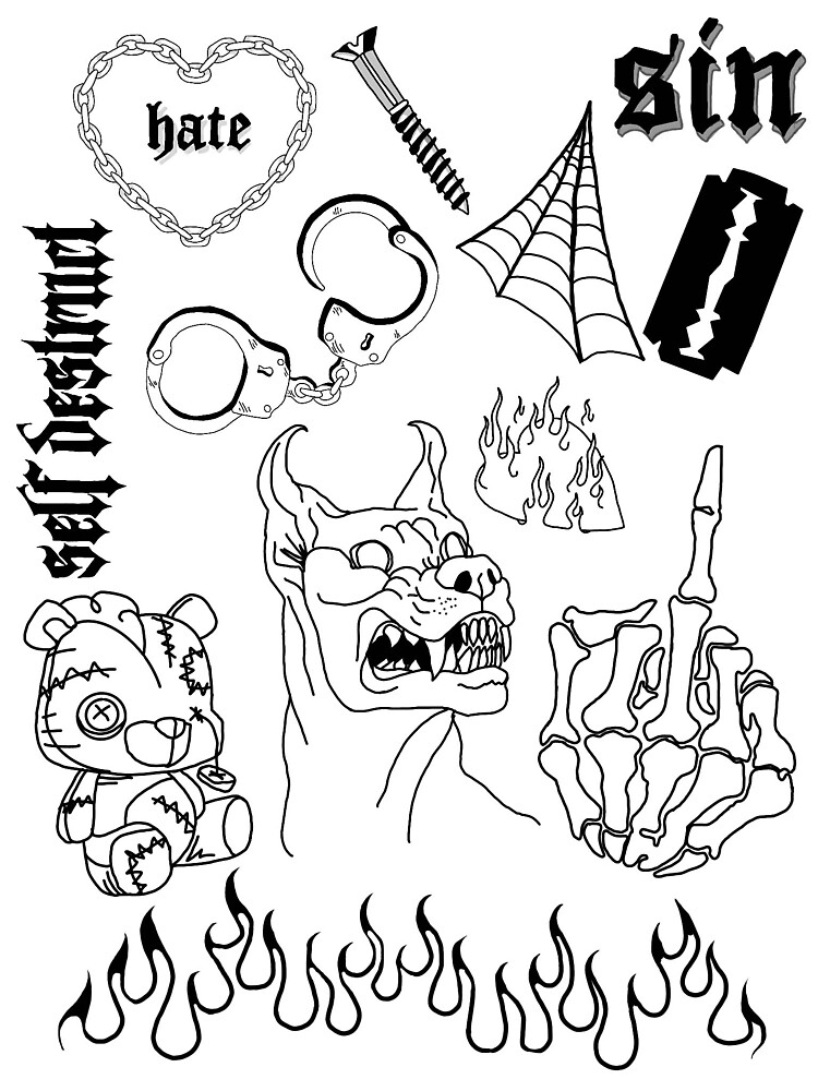 Free Printable Tattoo Flash Sheets