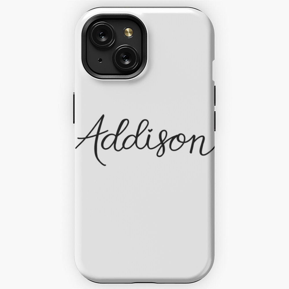 "Calligraphy Addison Name Sticker" Sticker for Sale by natalieeastes ...