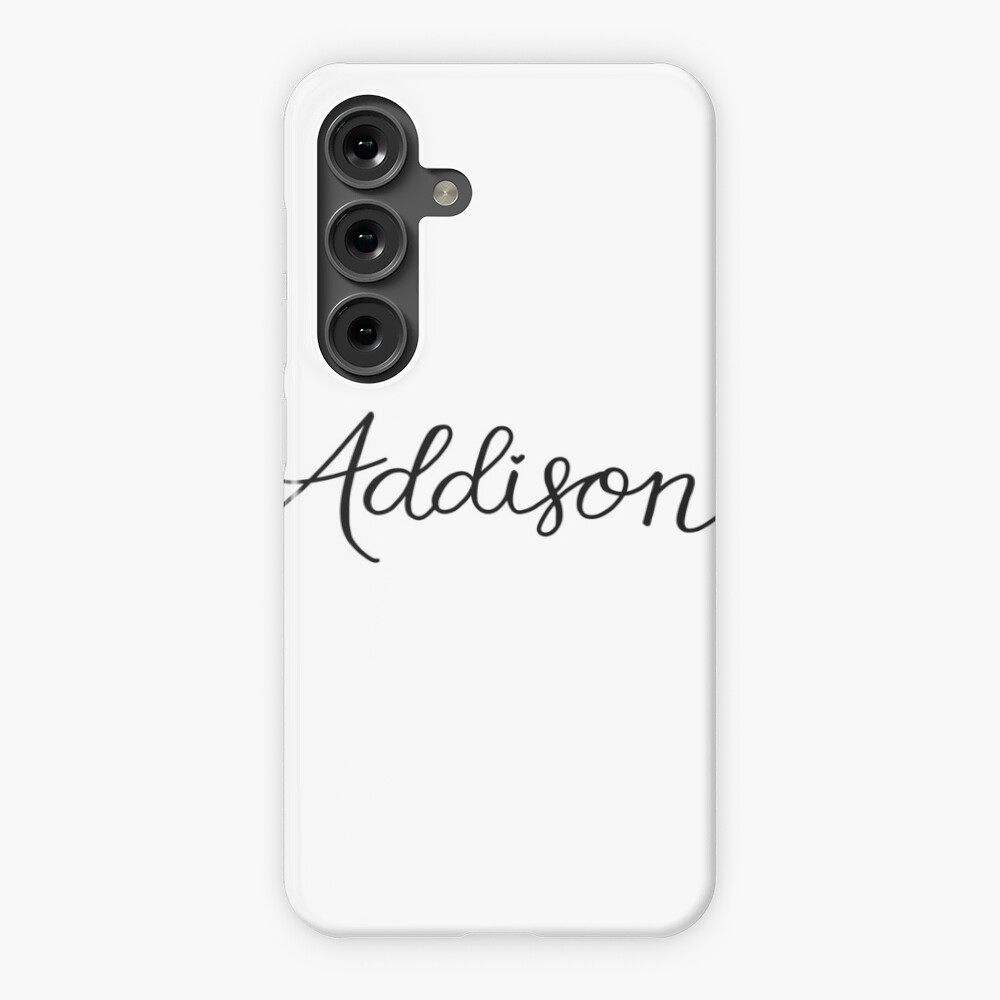 "Calligraphy Addison Name Sticker" Sticker for Sale by natalieeastes ...